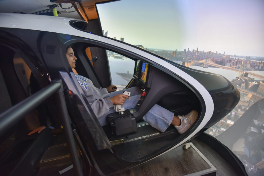Ohio State University students fly eVTOL simulators as part of day ...